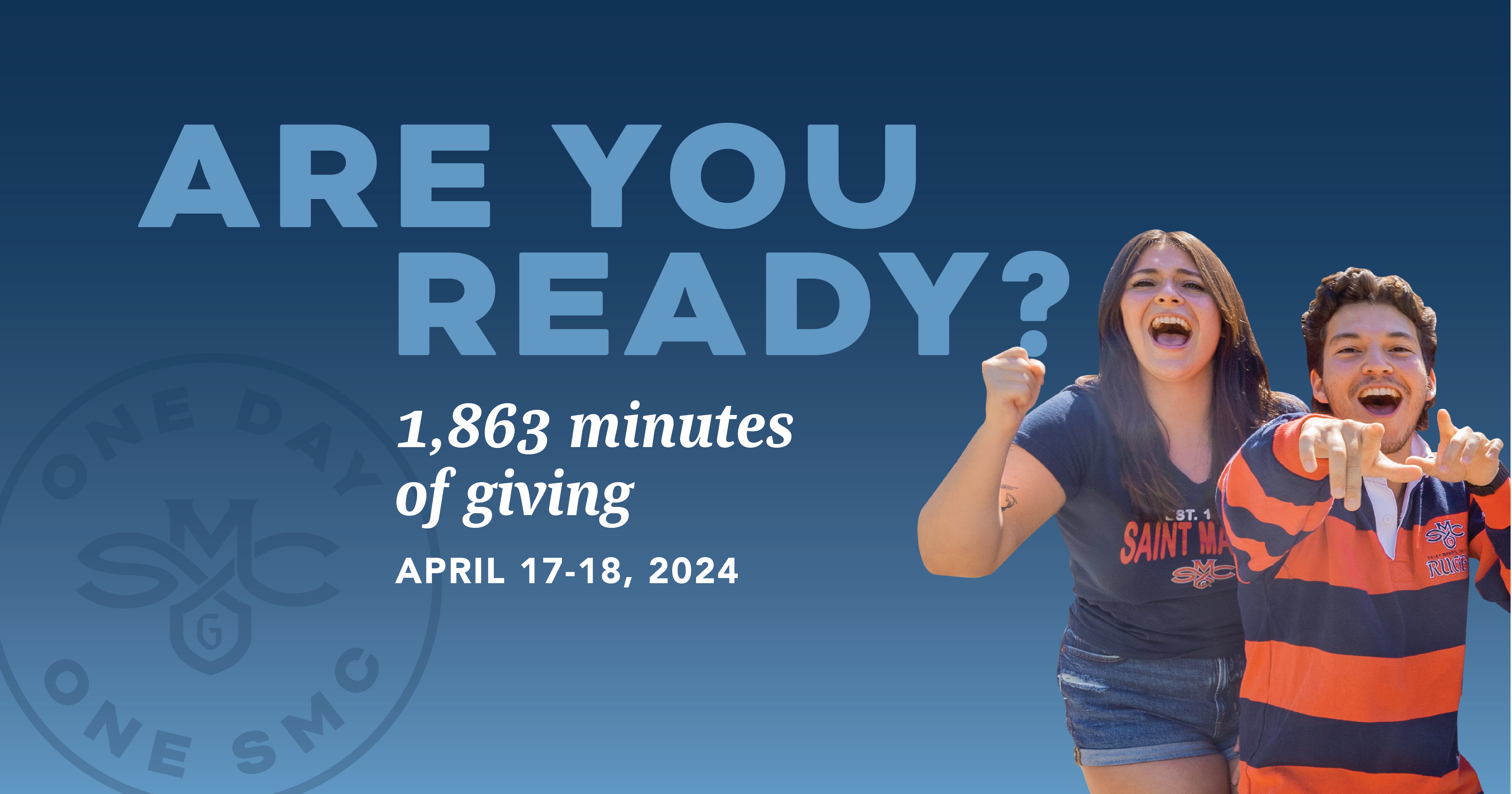 Get Ready for ‘One Day One SMC’ | Saint Mary's College